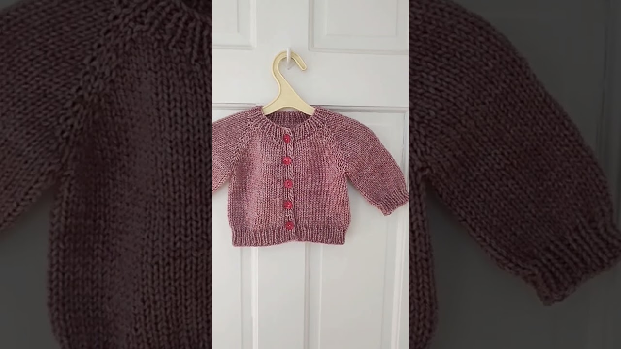 Baby knitting cardigan #knittingpattern