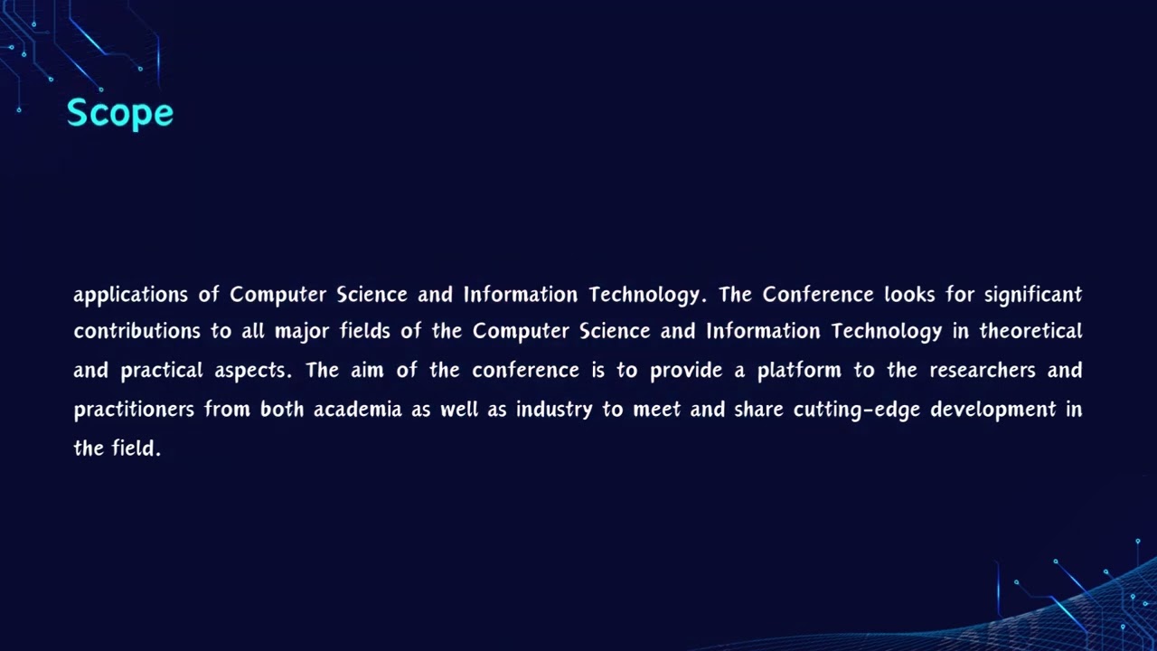 Submit your Research Articles - CCSIT 2024