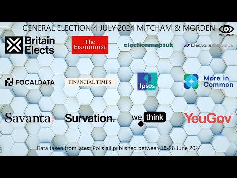 General Election 2024 GE2024 Opinion Polls Mitcham and Morden