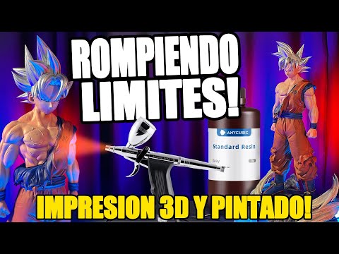 Super Figura de GOKU ULTRA INSTINTO Impresa en 3D #3dprinting