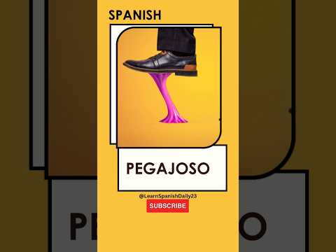 🇪🇸🇪🇸 Sticky in #spanish #spanishlessons #learningspanish #learnspanishdaily #learnspanishfast #spain