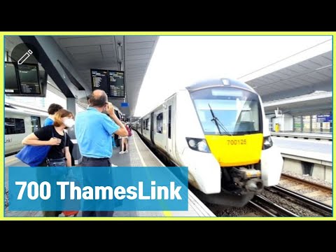 Class 700 ThamesLink Train Journey going to Gatwick Airport from London Bridge