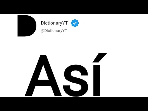 Así Meaning in English