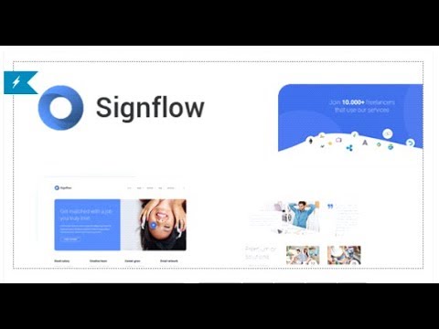 Signflow - Ultra Modern Tech Template | Themeforest Templates
