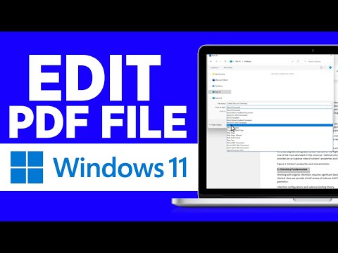 How To Edit PDF File in Laptop Windows 11 2024