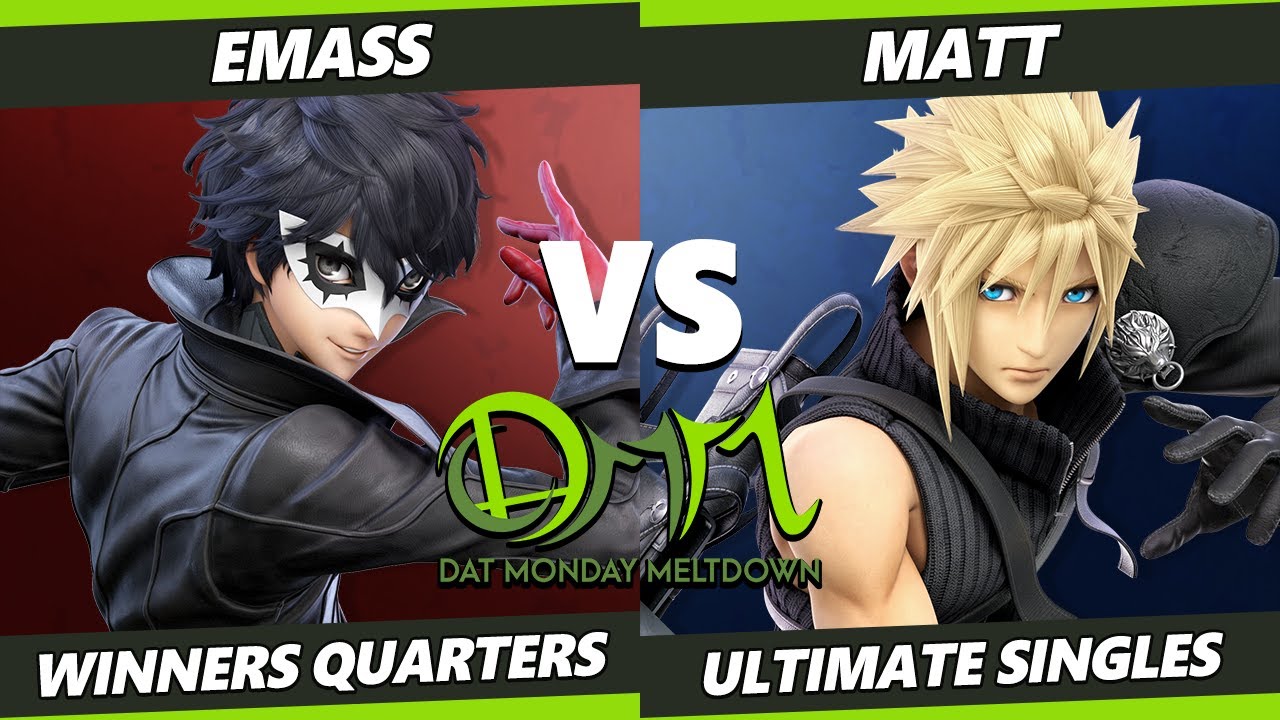 DAT Monday Meltdown 220 Winners Quarters - eMass (Joker) Vs. Matt (Cloud) SSBU Ultimate Tournament