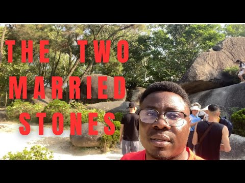 The chicken couples. Two married stones in Vietnam- Sam son Thanh Hòa