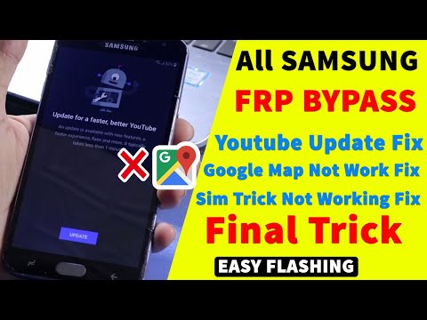 All Samsung FRP Bypass Youtube Update Fix 100% | Without PC | November 2020