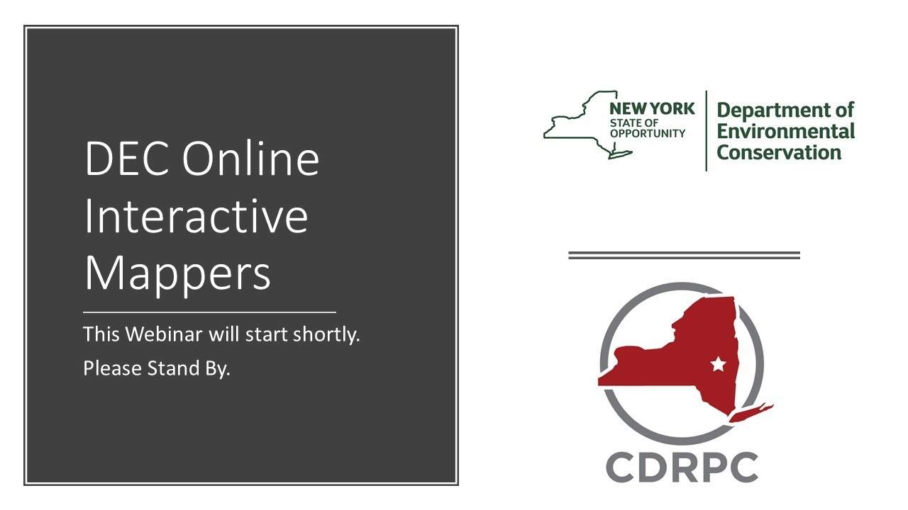DEC Online Interactive Mappers - CDRPC Webinar Series