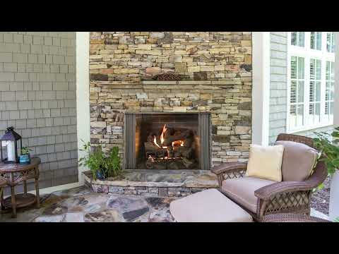 Majestic Cottagewood Outdoor Wood Burning Fireplace