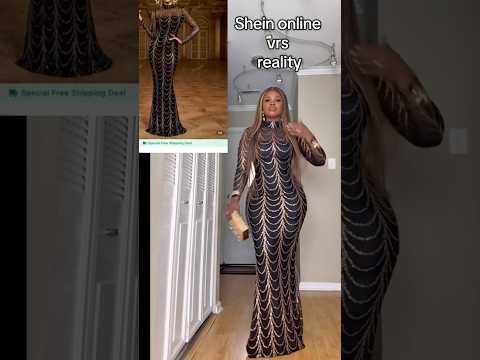 Shein online vrs reality. Elegant dresses haul. Which one is your favorite 🥰 #sheindresses #shein