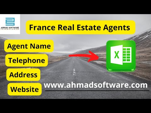 France Real Estate Agents Leads || How to scrape real estate agents leads