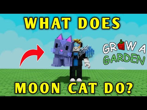 What Does Moon Cat Do In Grow A Garden | Roblox