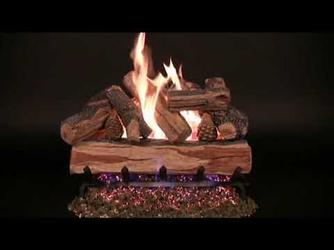 Rasmussen Cross Fire Vented Gas Log Set