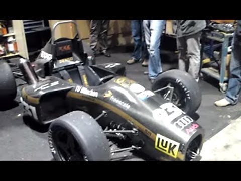INSANE LOUD Formula student car without muffler - BRUTAL Exhaust sound TUFast TUM