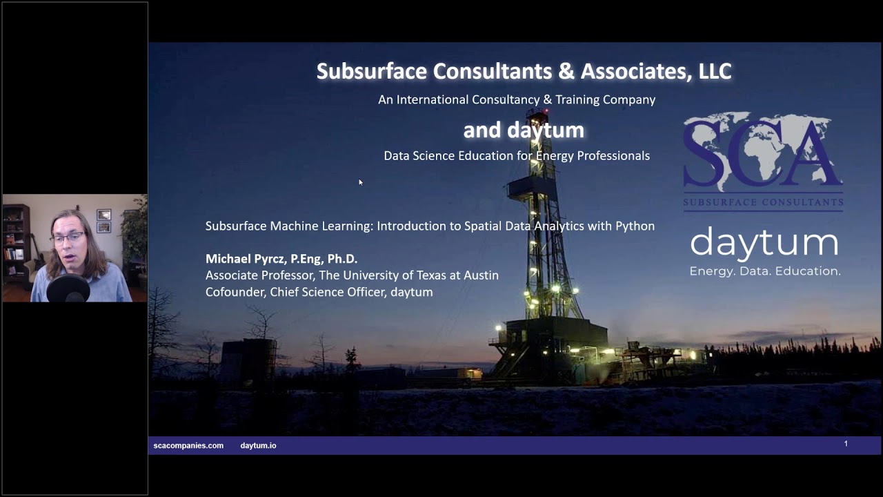 Subsurface Machine Learning: Introduction to Spatial Data Analytics with Python