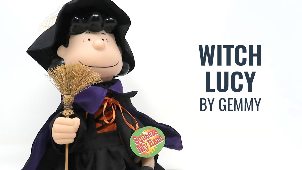 Lucy the Witch - Gemmy Animated Doll for Halloween | CollectPeanuts.com