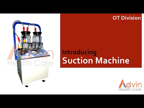 Suction Machine - Powered Suction Unit Latest Price, Manufacturers ...