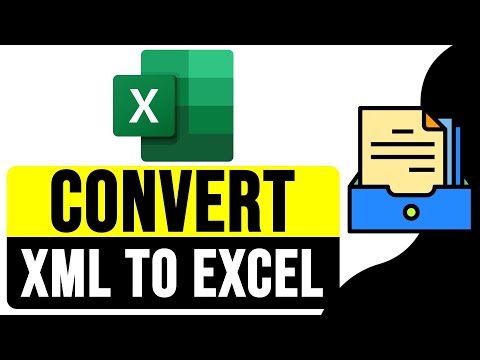 How to CONVERT XML FILE into EXCEL FILE 2024 | Import XML into XLS | Load XML into Excel
