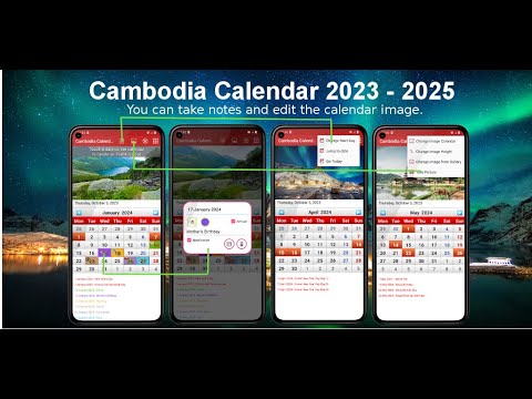Cambodia Calendar 2024
