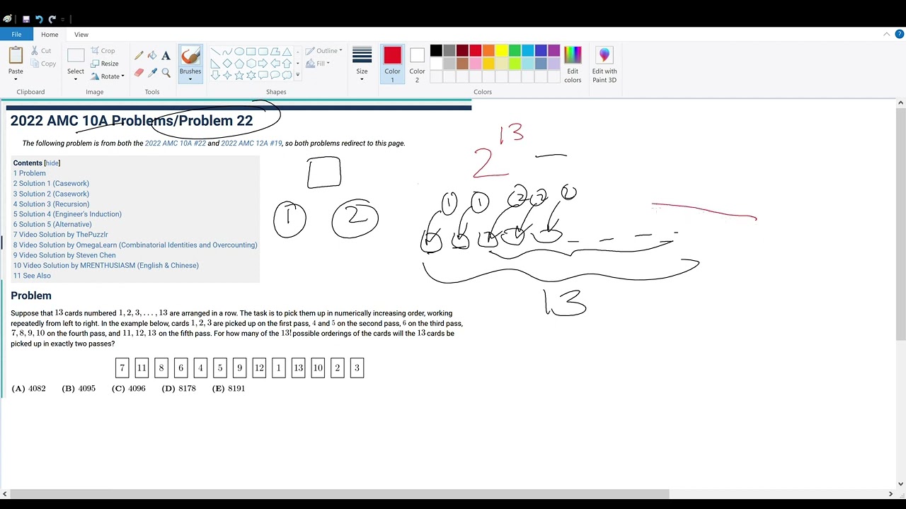 2022 AMC 10A Problem 22