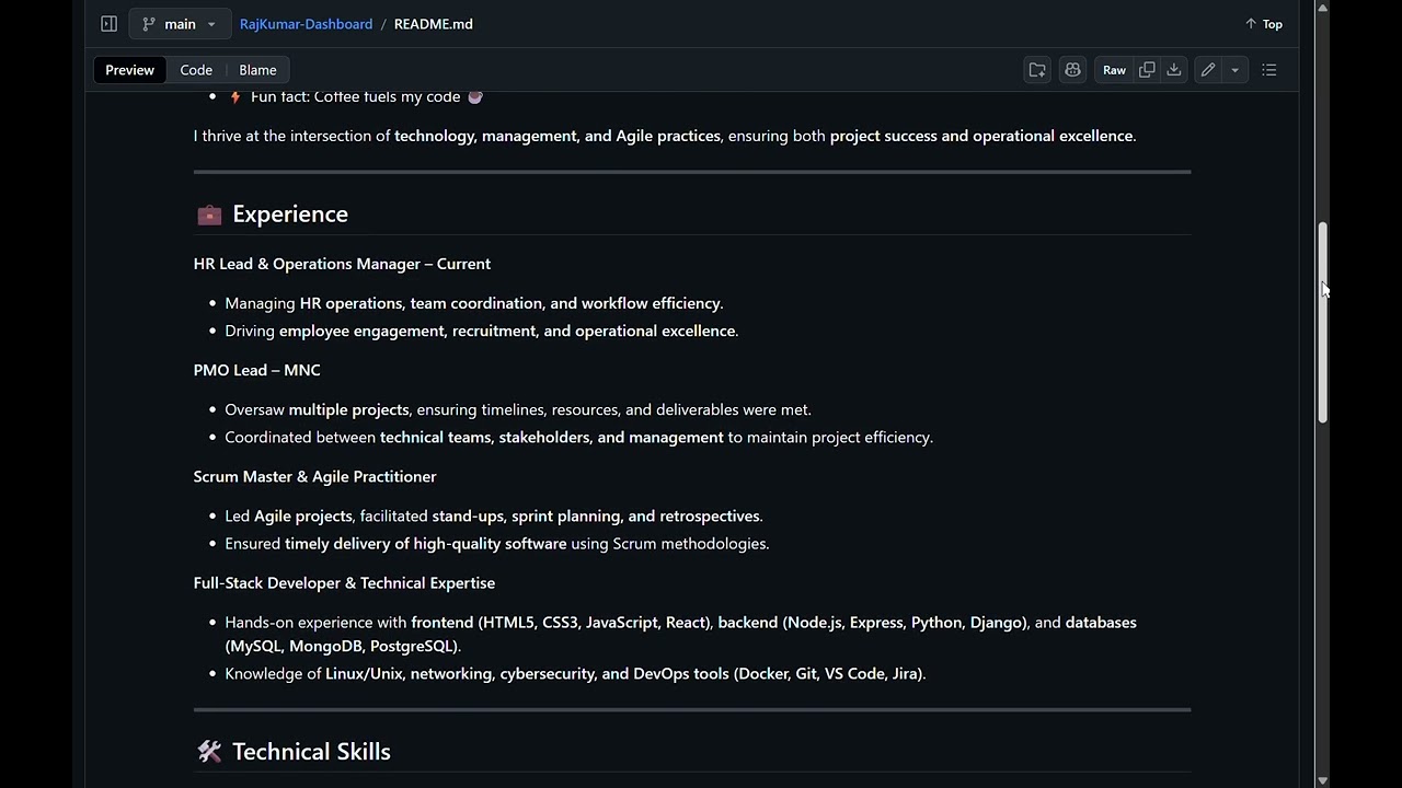 🚀 Welcome to my GitHub Profile Dashboard 2026!