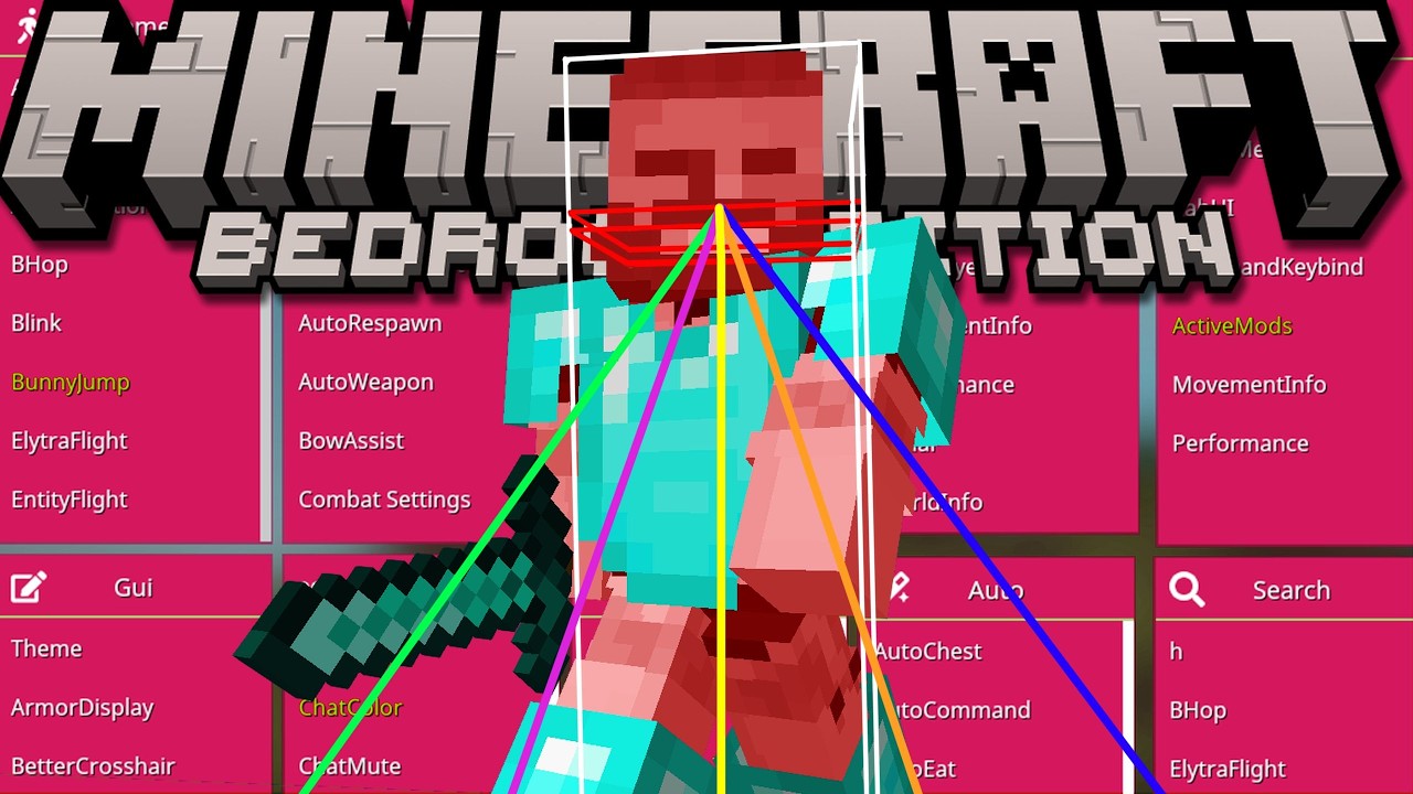 I Tested Minecraft Bedrock Hack Clients