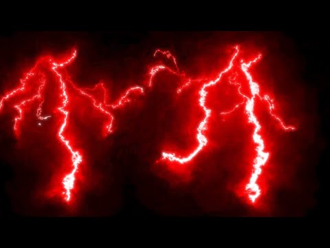 Intense Red Thunderstorm Flashing Lightning 10+ Hours 4K Long Free Screensaver Wallpaper Background