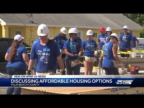 Habitat for Humanity joins forces with Palm Beach County leaders and CEOs to build home for deser...
