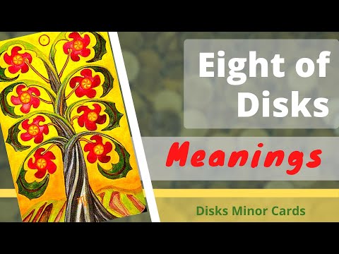 Eight of Disks - Why is it Prudence? Thoth Tarot card meanings