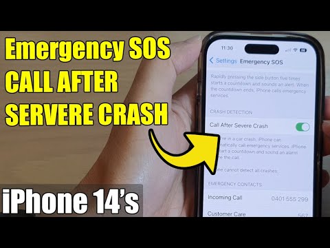 iPhone 14/14 Pro Max: How to Enable/Disable Emergency SOS CALL AFTER SEVERE CRASH