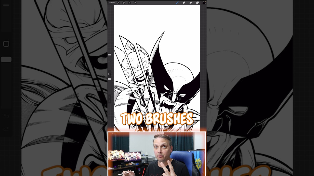 Create A Comic Book - My Favorite Procreate Brushes! #comicbooks #art #comic #drawing #graphicnovel