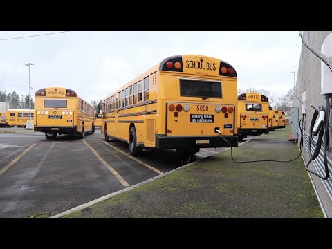 First electric school buses come to Oregon, bringing fresh air to ...