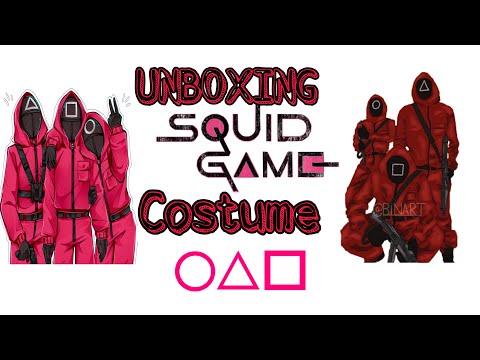 SQUID GAME COSTUME|UNBOXING|HALLOWEEN COSTUME|AMAZON