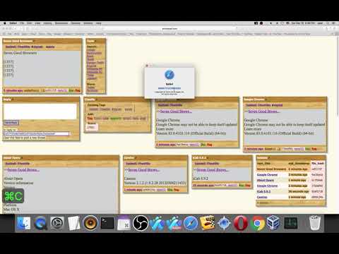 Seven Good Browsers (El Capitan, iMac 24" 2008)