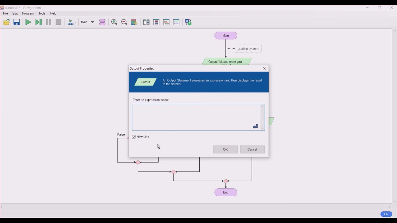 grading system using flowgorithm || tech with triple j