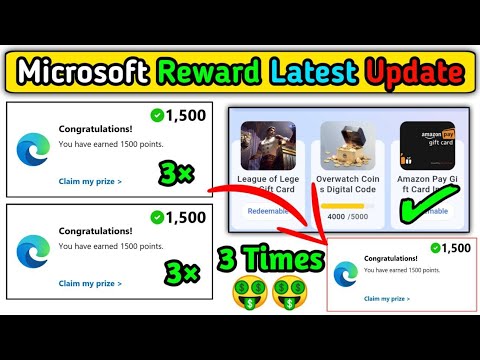 Microsoft Reward New Update 🤑 | Earn 1500 Point Per Account | Bing Unlimited Point Trick |