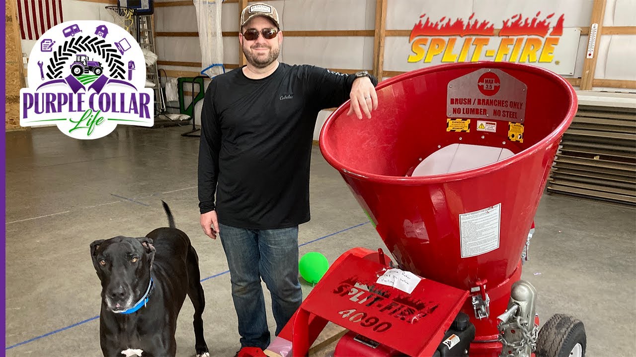 #211: Split-Fire chipper delivery. New Wood Chipper. #Split-Fire