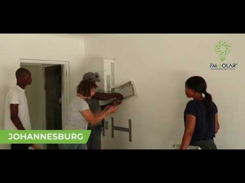 FM Solar: Our Work: Installation in Cedar Lakes Estate, Johannesburg