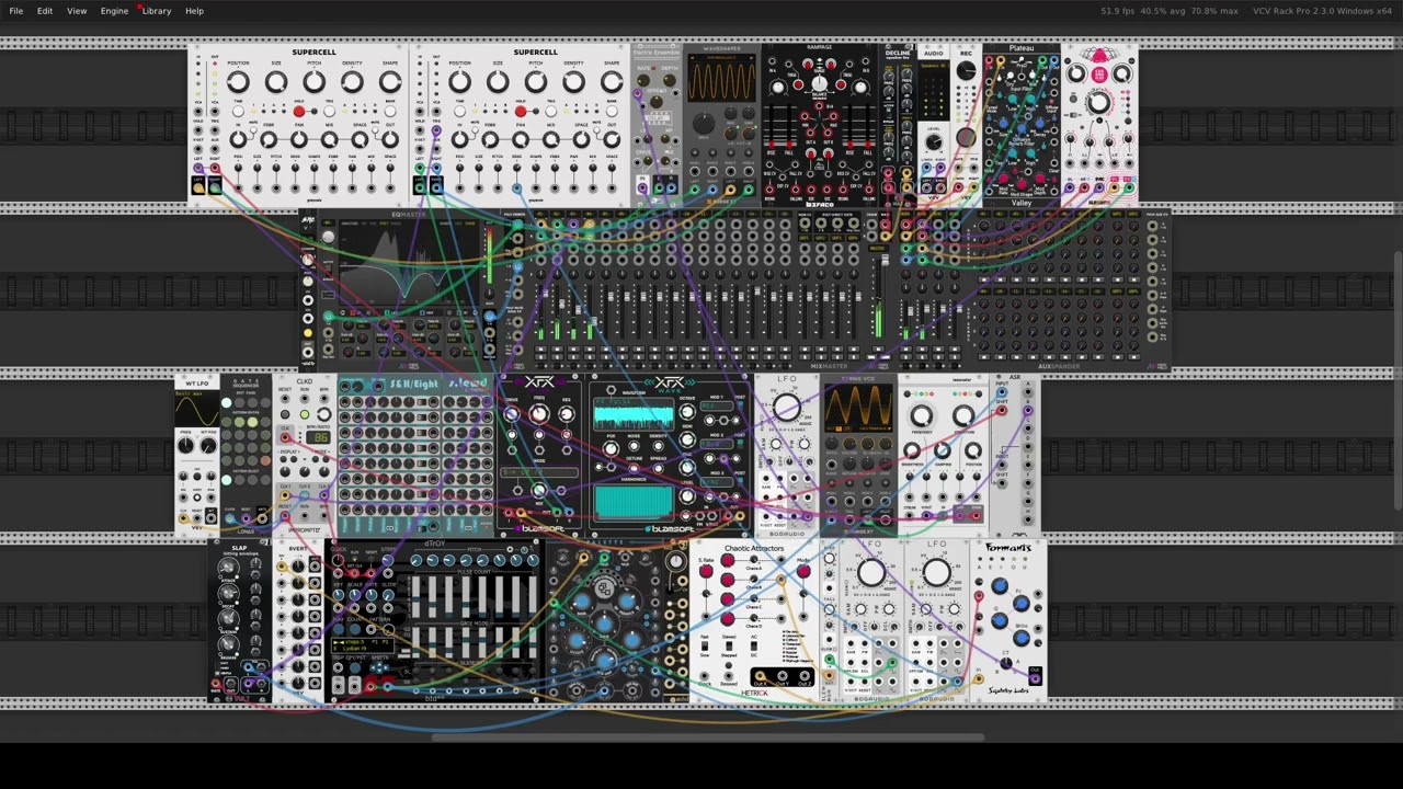 Calming Ambient Patch in VCV Rack