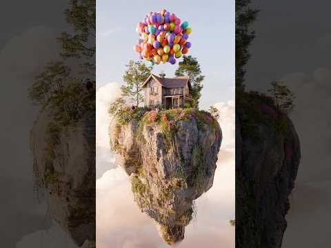 Blender 3D Animation - Floating Island