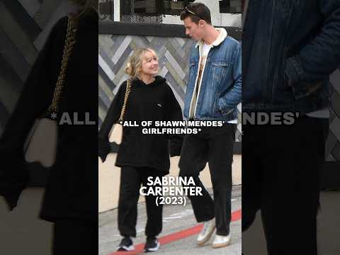 All Of Shawn Mendes' Girlfriends #shawnmendes #shorts