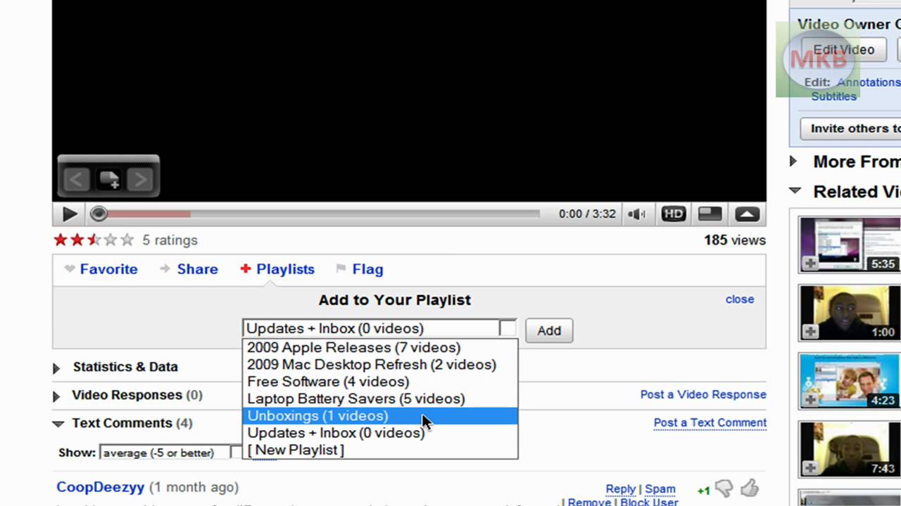 HD Tutorial: Youtube Playlists