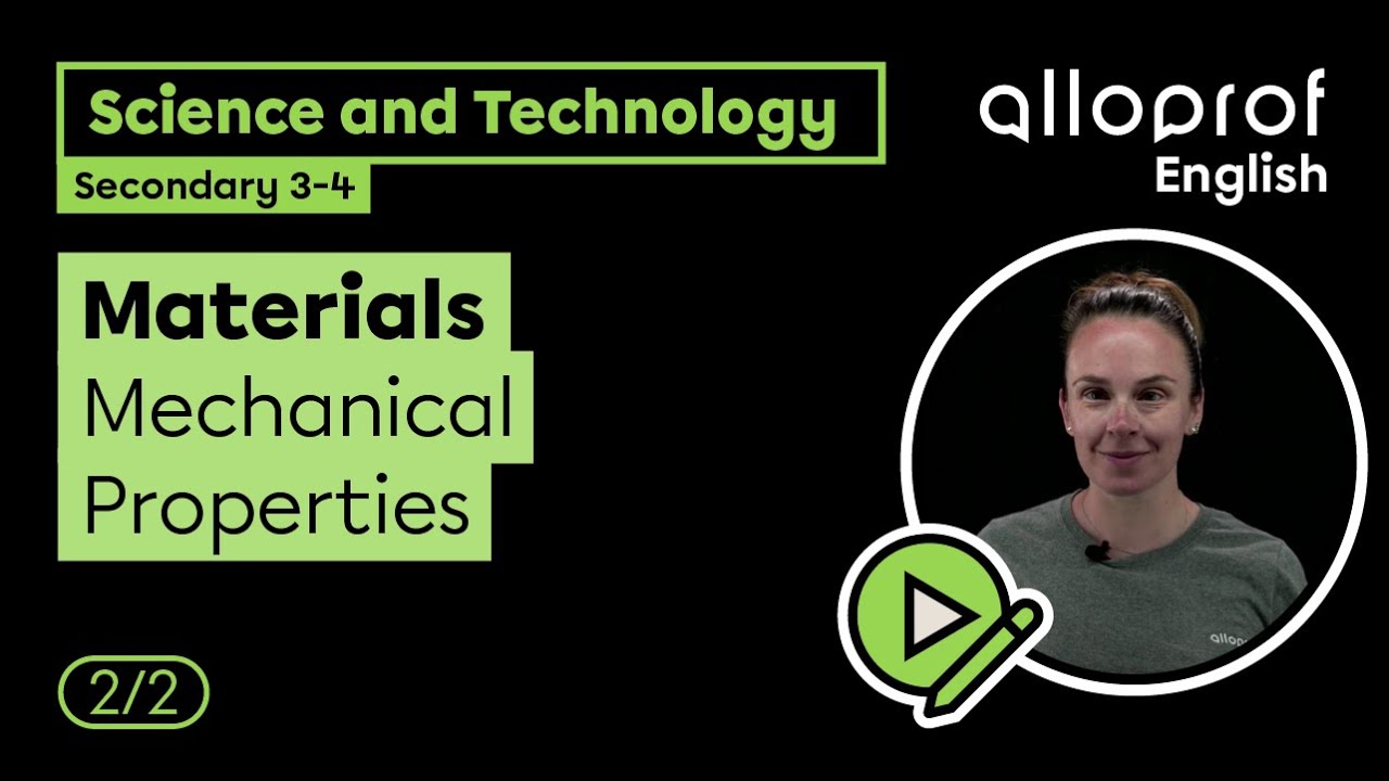 Materials (2/2) - Mechanical Properties | Science and Technology | Alloprof