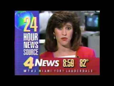 WTVJ Channel 4 (NBC) Miami - Gerri Helfman 24 Hour News Source NewsBrief