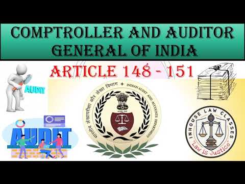 CAG !! ARTICLE 148 - 151 !! CONSTITUTION OF INDIA !!