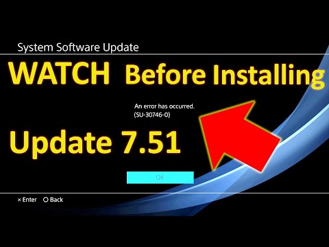 SU-30746-0 System Software Update PS4 Error