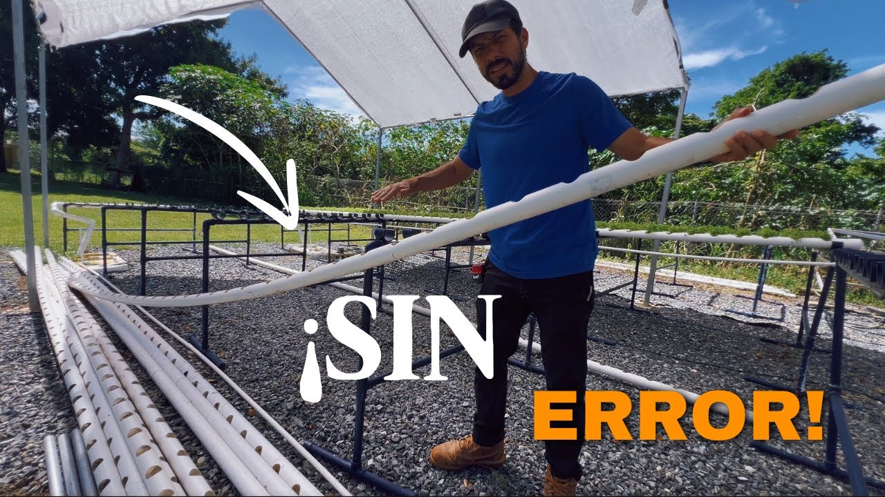 ¿Cómo Hacer Un Sistema Hidropónico NFT De Tubo PVC?