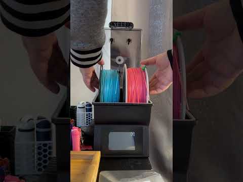 Trying out our new 3D filament dryer #3dprinting #3d #3dprinter #comgrow #makercommunity