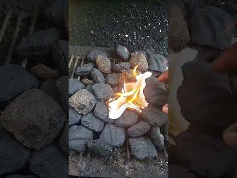 HOW TO START CHARCOAL WITH COOKING OIL / STOP BUYING LIGHTER FLUID